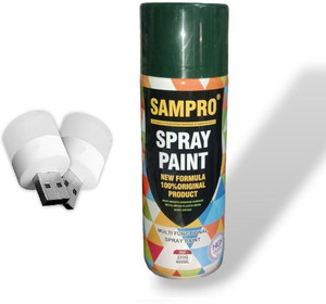Sampro (Free 1Pcs Mini USB Led bulb) Green Spray Paint 400 ml Price in ...