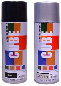 CUBE Cube Aerosol Multi Purpose Spray Paint EACH BOTTLE 450 ML ...