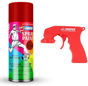 ABRO SP-8-G Multipurpose DIY Spray Paint Can With Trigger Gun Hand Grip ...