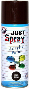 Just Spray Dark Brown Spray Paint Gloss Finish Spray Paint Quick Dry ...