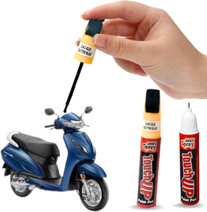 Just Spray Glitter Blue Scooty scratch remover 90-95% Matching ACTIVA ...