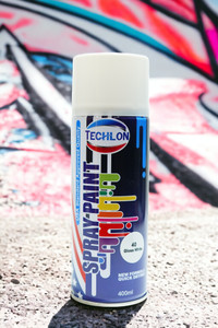 Techlon Premium, Universal & Multipurpose White Spray Paint 450 ml ...