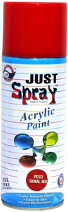 Just Spray Red Spray Paint Gloss Finish Spray Paint Quick Dry Good ...