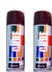 CUBE Aerosol Multi Purpose Brown Spray Paint 400 ml Price in India ...