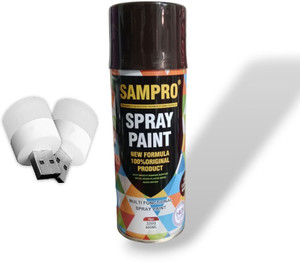 Sampro (Free 1 Pcs Mini usb bulb) Brown Spray Paint 400 ml Price in ...