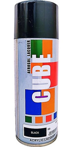 mystic Cube Aerosol Spray Paint for Multipurpose Black Spray Paint 400 ...