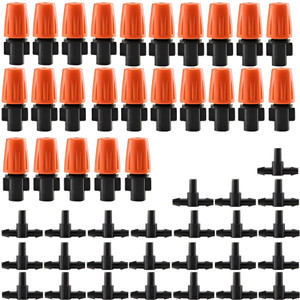 Vinayakart Orange Nylon Misting Nozzle Drip Irrigation Kit sprinkler ...