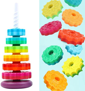 CountryLink Spinning Tower Multicolor Color Ring Sorting and Stacker ...