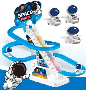 Goyal's Astronaut Space Slide Track Stair Climbing Toys for Kids with ...
