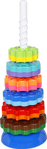 Shooting Star Spinning Tower Multicolour for kids 12M+ - Spinning Tower ...