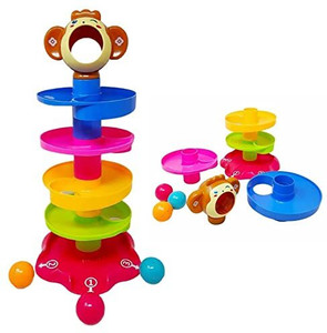 Sambaby Swirling Ball ramp roll Ball Toy for Kids, Drop and go Ball ...