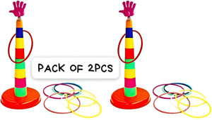 3 Jokers 2 in 1 Ring Toss Game | Shape Sorter Color Recognition Aim and ...