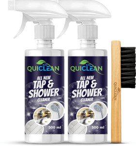 QUICLEAN Tap & Shower Cleaner for Bathroom Fittings & Tiles 1000ML ...