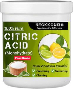 Neckkonix Citric Acid/Lemon Crystal 800 Grams Mohohydrate (Reusable ...
