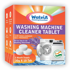 WALVIA Washing Machine Cleaner Effervescent Tablets, Solid Washer Deep ...