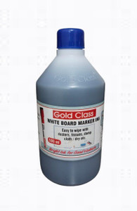 GoldClass 500ml Whiteboard Marker Ink Blue - 1 Bottles Stamp Pad Ink ...