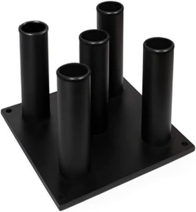 IRIS Barbell Storage Rack Fit 1-inch Olympic Bars, Curl Bars, Triceps ...