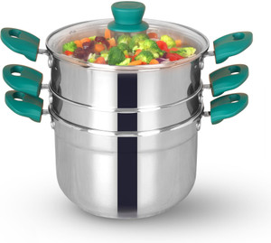 The Indus Valley Stainless Steel Sandwich Bottom Multicooker -Steamer ...