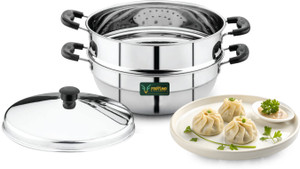 FORTUNA KITCHENWARE Steel Mini Momo Steamer | Vegetable Steamer for ...