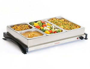 Clearline 4 pan food warmer Stainless Steel Steamer Price in India ...