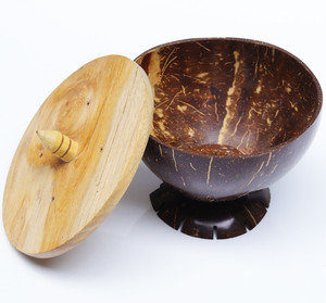 Big Bear Crafts Coconut Shell Puttu Maker With Lid Wooden Steamer Price ...
