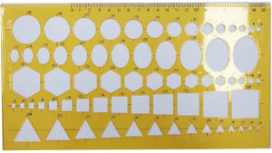 Daiso Japan 4947678190021 GEOMETRY, RULER Stencil Price in India - Buy ...