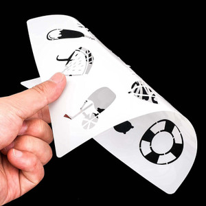 IVANA'S Halloween Pumpkins Temporary Tattoos Stencils, Painting Stencil ...