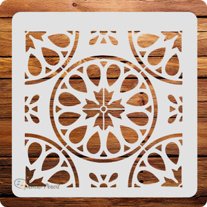 Kachi Pencil Floral Design Mandala Art Art and Craft Stencils for ...