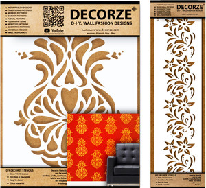Decorze DFS-63-DB-63 Stencil Stencil Price in India - Buy Decorze DFS ...