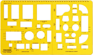 Traceease TRTD-2837A Technical Drawing Templates Stencil Price in India ...