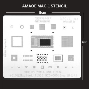 AKT AMAOE MAC-1 STENCIL BGA Reballing Stencil MAC2 MAC3 For CPU A1534 ...