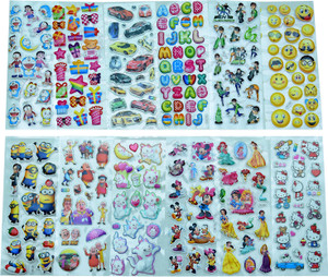 HATSUYUME puffy stickers Puffy 3d Stickers for Kids | Birthday Party ...