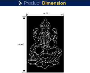 JAZZIKA Wall Stencils Pack of 1 (Size:- 16X24 Inch) Devotional Theme ...