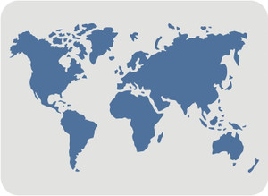 IVANA'S World Map Stencil Template 11.7x8.3 inch Plastic Map Painting ...
