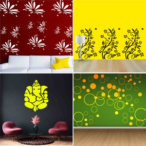 ARandNJ Painting Wall Stencils (Size :- 16 X 24 Inch) PATTERN ...