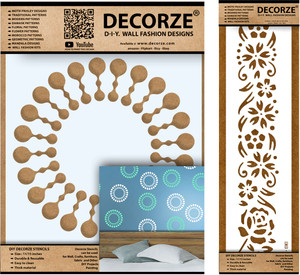 Decorze DFS-13-DB-13 Stencils Stencil Price in India - Buy Decorze DFS ...