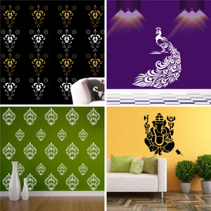 ARandNJ Painting Wall Stencils (Size :- 16 X 24 Inch) PATTERN ...
