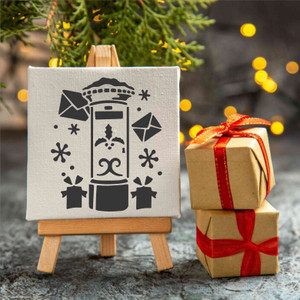 EL Craft ECS093 Graphic Post Box Stencil for Painting on any surface ...