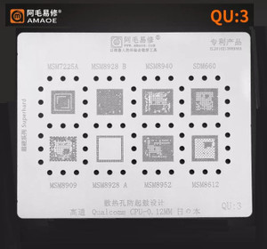 AKT AMAOE QU-3 STENCIL For QUALCOMM CPU MSM7225A,MSM8909,MSM8928 B ...
