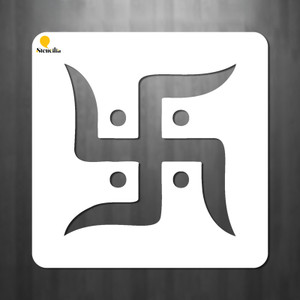 Stencilia Swastik symbol stencil Swastik symbol stencil for Art and ...