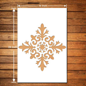 ARandNJ Painting Wall Stencils Pack of 1 (Size:- 16X24 Inch) GRAFFITI ...