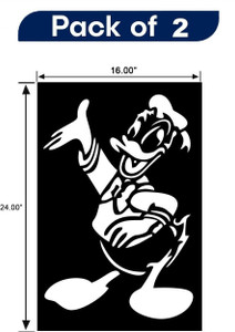 JAZZIKA Wall Stencils Pack of 2 (Size:- 16 X 24 Inch) PATTERN THEME ...