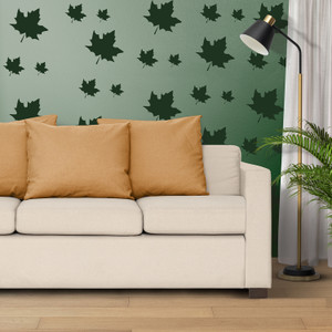StenCart Maple Leaf STC1624-247 Maple Leaf Wall Design Stencil for Wall ...