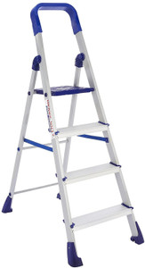 Bebop Aluminium 4 step ladder for home Dusting & painting folding ...