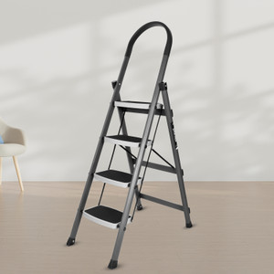 Impulse by Plantex High-Grade Heavy Steel Folding 4-Step Ladder for ...