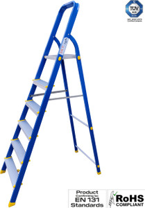 SKY HIGH 6 Step Heavy Duty With Anti-Skid Steps Aluminium Ladder Price ...