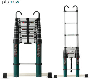 Plantex Dual 2 Meter Telescopic Ladder for Home/Heavy Duty Portable ...
