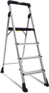 Flipkart SmartBuy Genie 4-Steps Premium Heavy Duty Foldable Ladder for ...