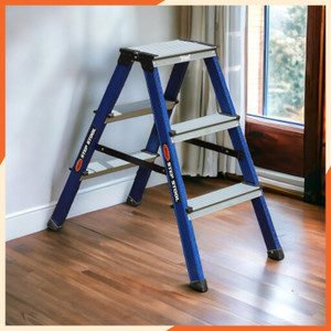 Prime 3steps Alligator Pattern Powder-Coated Aluminium Twin Step Stool ...