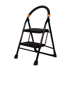 PARASNATH 2 Step Black Diamond Laddder Heavy Duty Ladder Folding Ladder ...